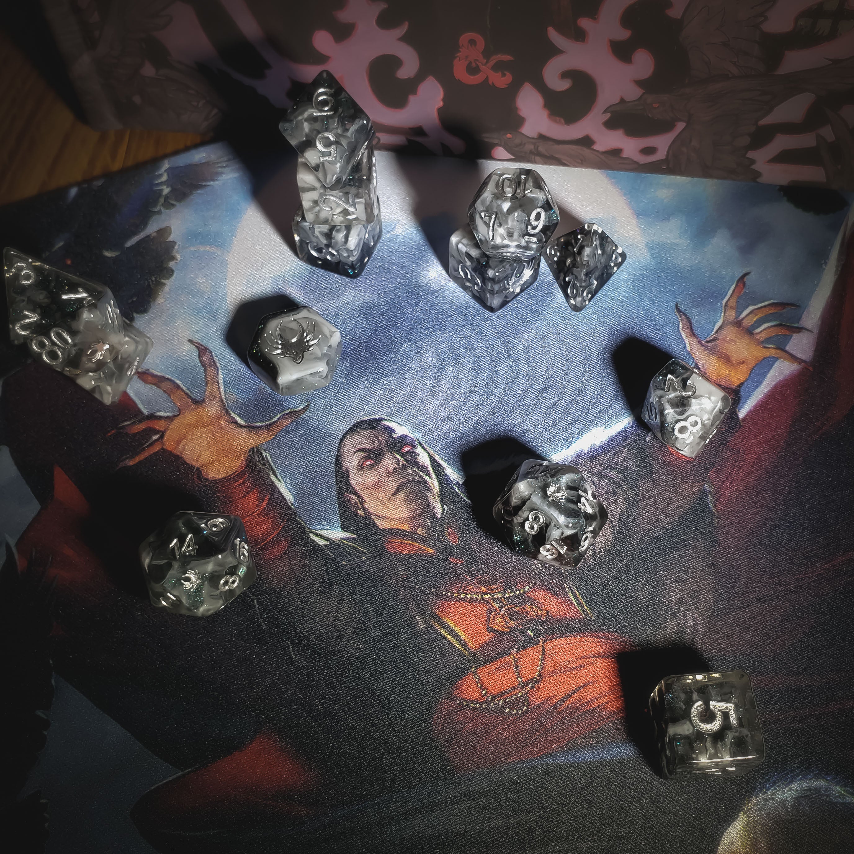 Misty Step 14-Piece DnD Dice Set | RPG Gaming Dice